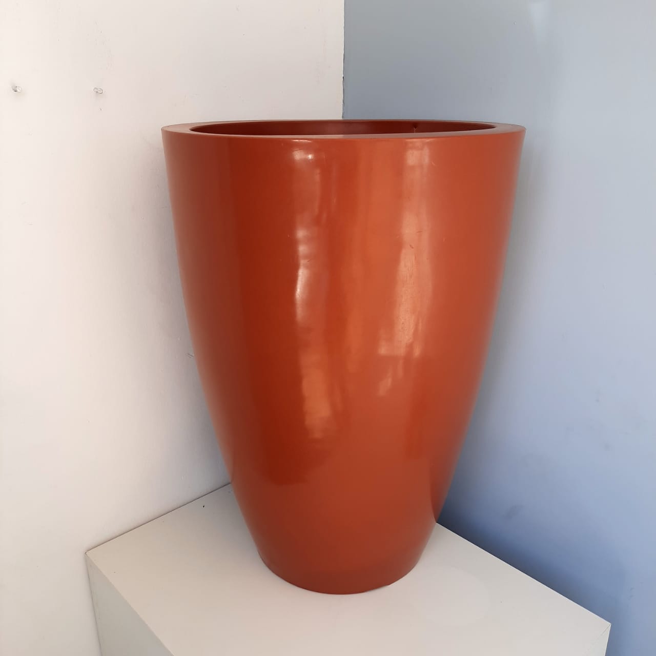 Vaso Cone Liso 77x55x47cm terracota | Eletromariana